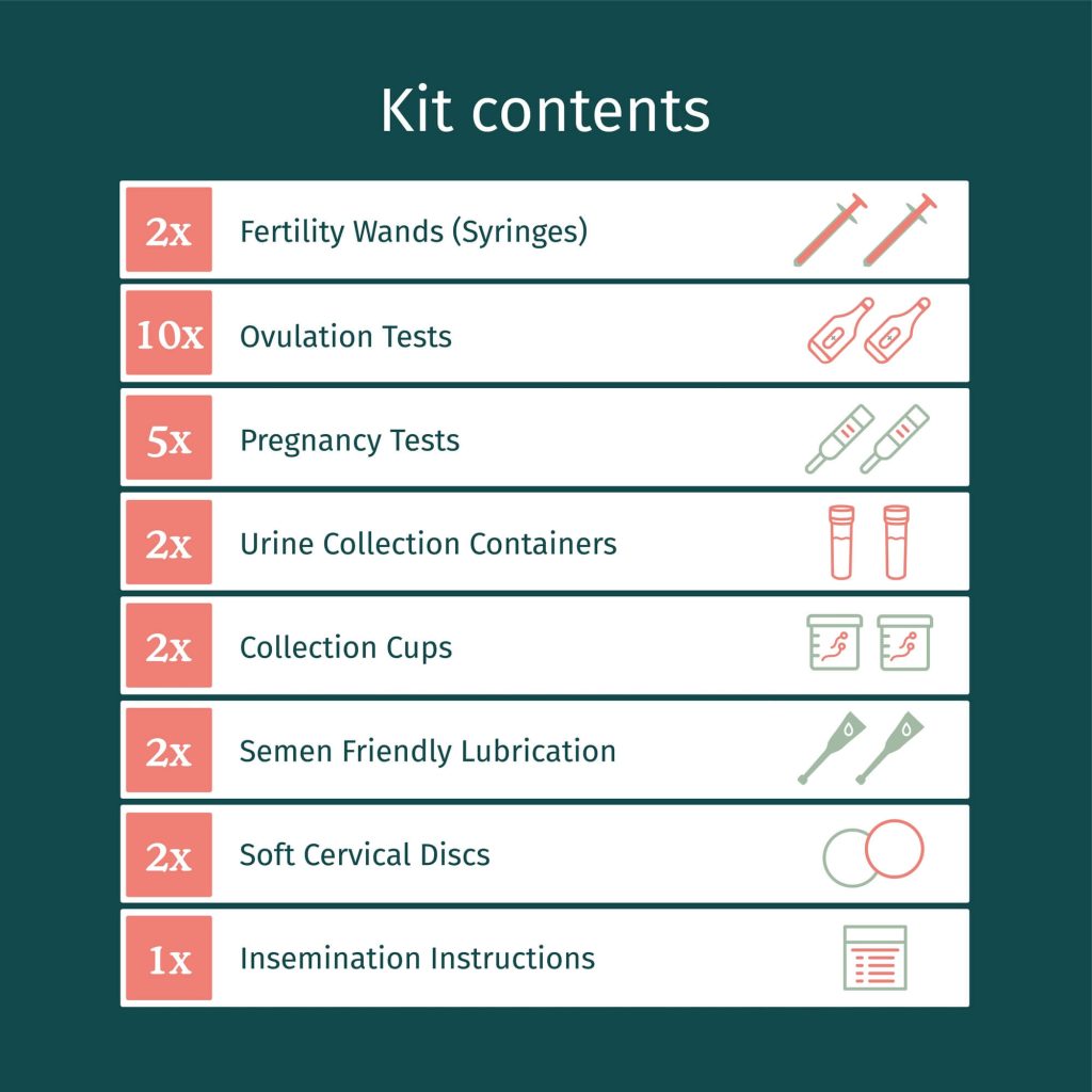 Home Insemination Kit to Get Pregnant (Complete Kit) - Tily Blooms