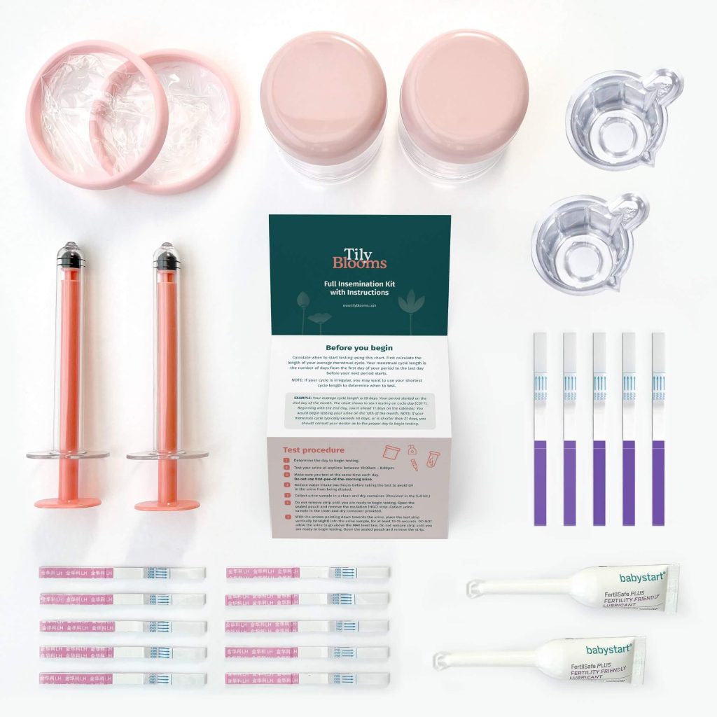 Home Insemination Kit to Get Pregnant (Full Kit) - Tily Blooms