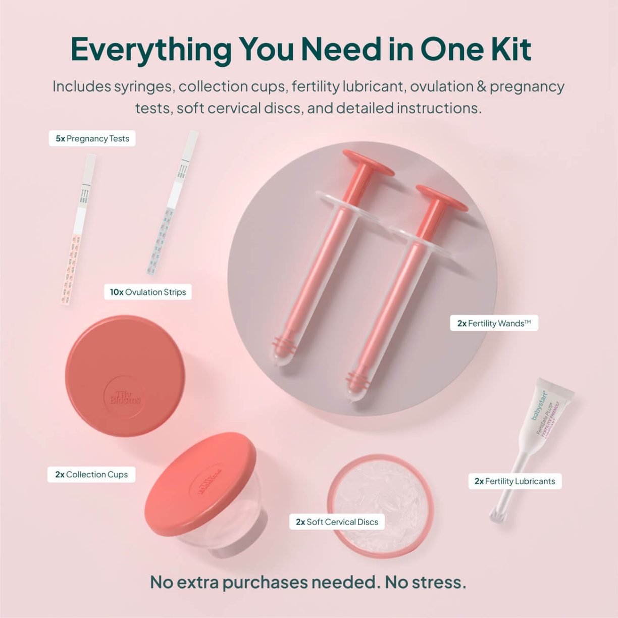 Home Insemination Kit to Get Pregnant (Complete Kit) - Tily Blooms